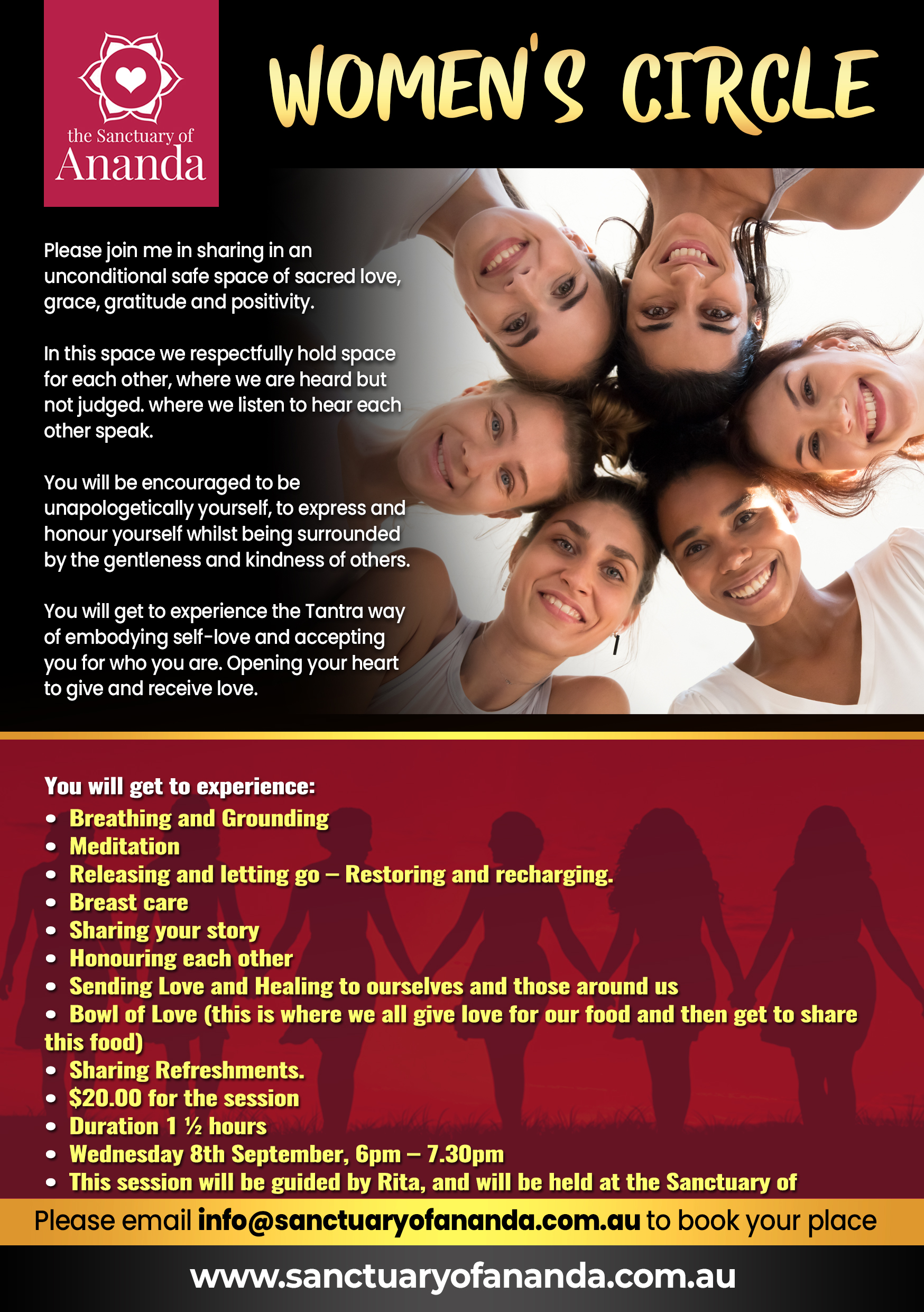 Women's Circle Perth - The Sanctuary of Ananda